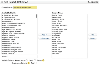 Exporting Your Historical Sold Listings From Pillar9 in Calgary